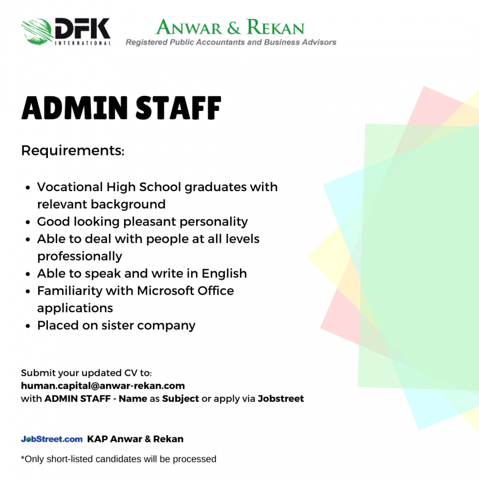 Careers | KAP Anwar & Rekan