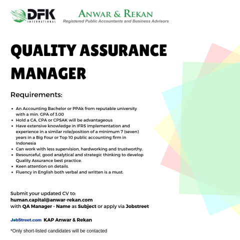 Careers | KAP Anwar & Rekan